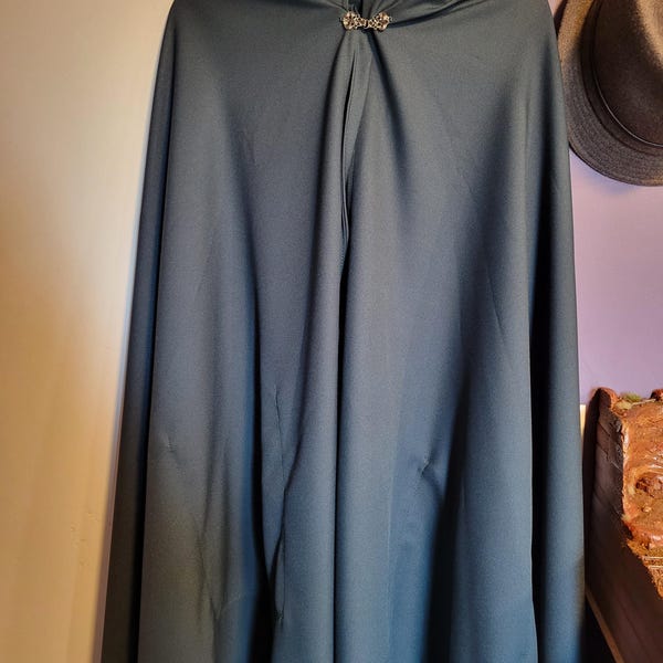 Mustard Yellow LINEN Cloak, Hooded Cloak, LARP ~ Renaissance, Medieval ...