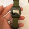 Custom Green Casio Watch on Green Strap W/ Black Hardware - Etsy