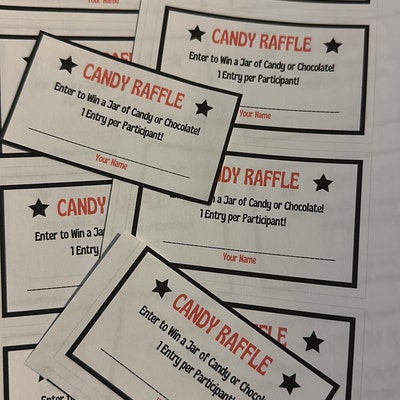 Instant Download, Printable Raffle Ticket, Custom, Diy Ticket, Enter to ...