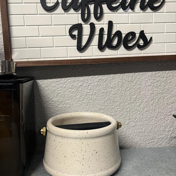 Knock Box in Porcelain With Blue Flowers Hand Painted. - Etsy