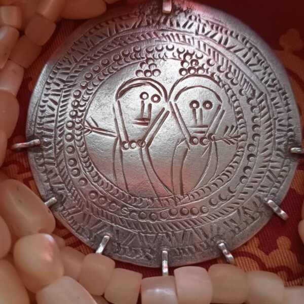 Djerba/sfax Antique High Grade Silver Berber Khamsa From Djerba/sfax ...