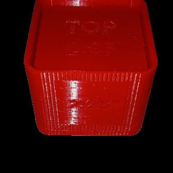 Rounded Edge Square Mold Press 1.5" 2.25" 2.5" 3" 3.5" Three Piece ...