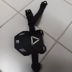 Armored Neck Cover Collar Futuristic Tactical Techwear Mecha ARMOR-X06N ...