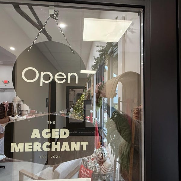 Open Closed Sign Orange Sign Business Sign Storefront Sign Shop Open ...