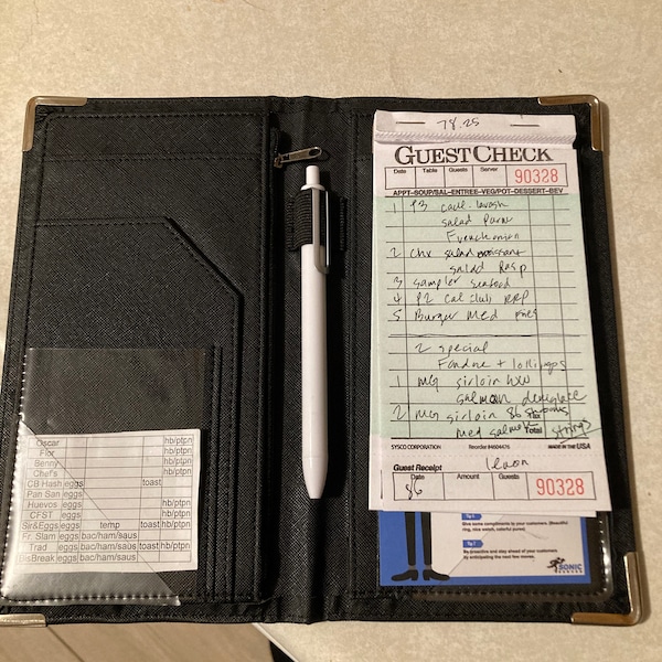 Sonic Server 5x9 11-pocket Server Book Organizer Double Magnetic ...