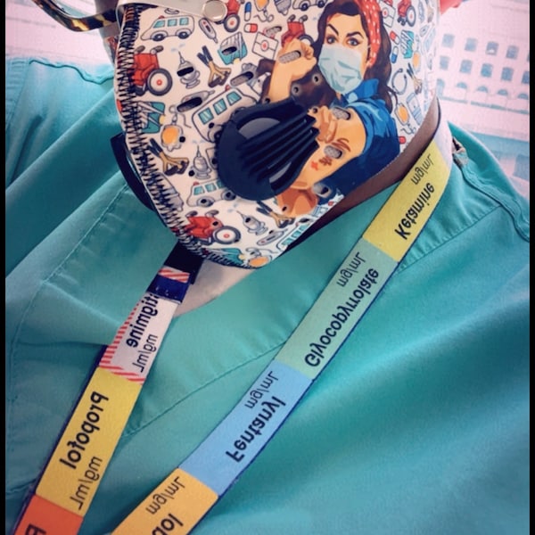 5 Pack Anaesthetic Lanyards Medical Drug Labels Critical Care - Etsy ...