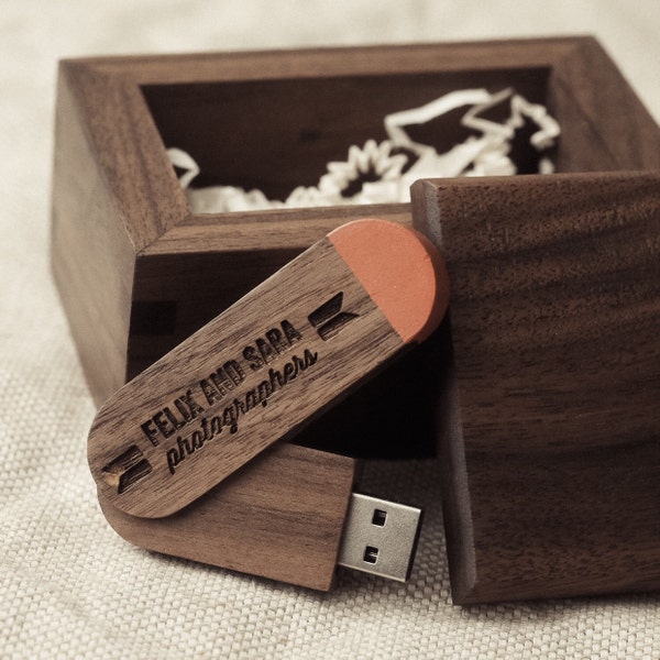 Engraved Flash Drive / Custom Usb Drives Wood / Personalized Business ...