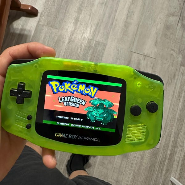 Metallic Teal Nintendo Game Boy Advance GBA SP IPS Mod Adjustable ...