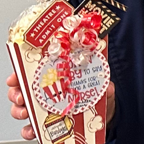 PRINTABLE Just POPPIN' BY to Say Thanks for Being A Great Nurse! Round ...