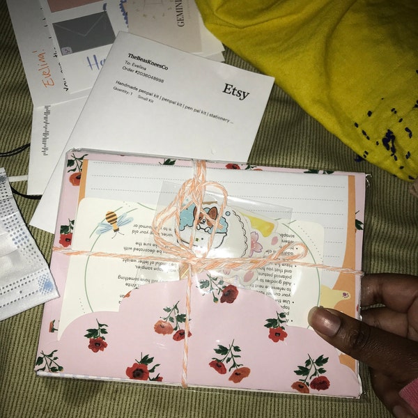 Handmade Pen Pal Kit | Cute Stationery Set | Letter Writing Set | Gift ...