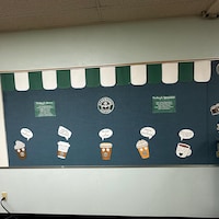Starbooks Coffee Shop Reading Bulletin Board Classroom/door Decor for ...