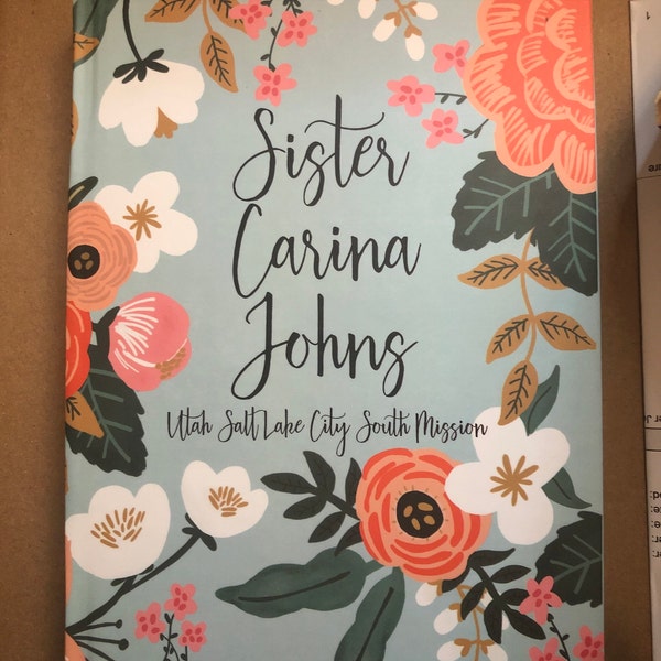 Custom Mission Map Journal, Personalized Name Notebook, Missionary ...