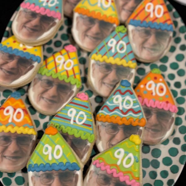 Personalized Photo Birthday Cookies - Etsy