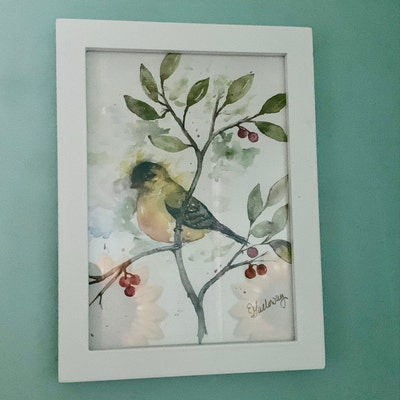 Sunflower Watercolor Painting, Original Watercolor Giclée Print by ...