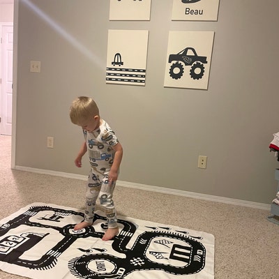 Space Themed Letter L Print for Toddler Room Decor Featuring Rocket in ...