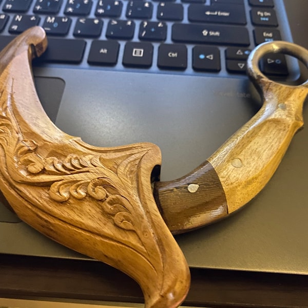 Ethnic Karambit Traditional Knife Minangkabau Sumatera Handmade Flower ...
