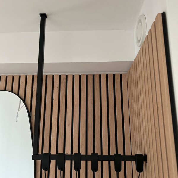 Ceiling Clothes Rack// Clothing Rack // Ceiling Rack // Ceiling Storage ...