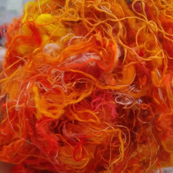 CHAOTIC SILK, Piñata Sari Silk Threads and Strings,brights Confetti ...