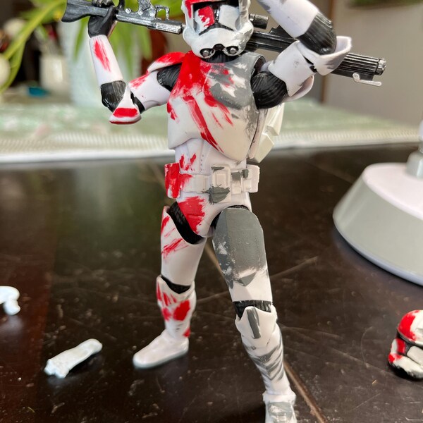 Phase 2 Heavy Clone Trooper Realistic Head (1:12 Scale) Black Series - Etsy