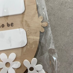 Butterfly Personalised Interchangeable First Day Board, Back to School ...