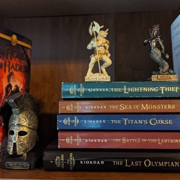 Vintage Medusa Mini Statue - Small Hand-painted Ancient Greek Gorgon ...