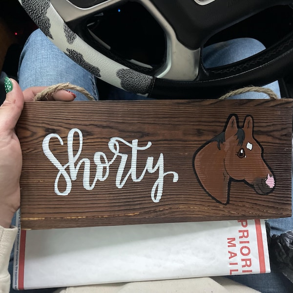 Horizontal Stall Sign - Etsy