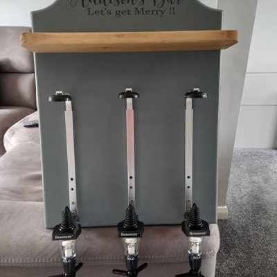 Handmade Pine Optics Bar, Personalised, Home Bar, Wall Mounted Optics ...