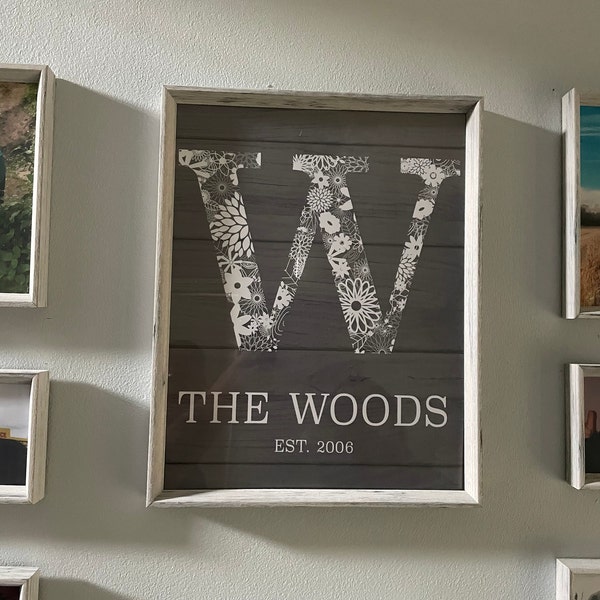 Gray Letter D, Farmhouse Letter D, Letter D Printable, Rustic Letter D ...