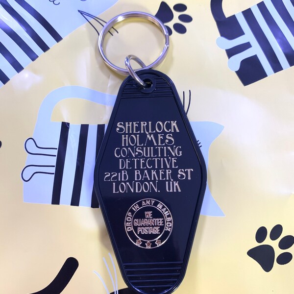 Sherlock Holmes Key Fob - Etsy
