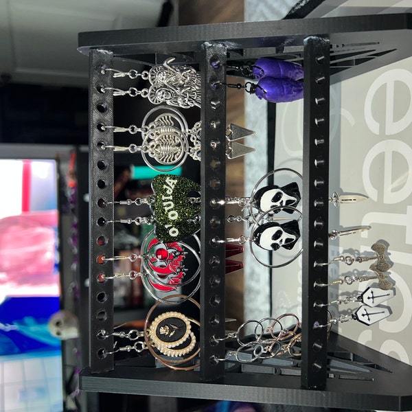 Spiderweb Earring Display Rack Jewelry Standing Spooky Halloween Web - Etsy