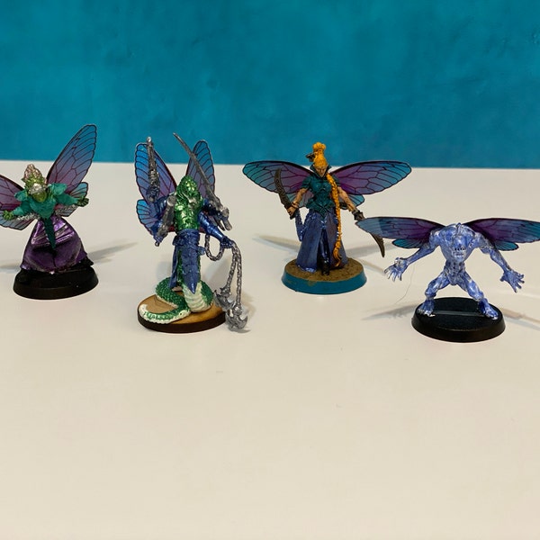 Miniature Fairy Wings for Crafting - Colorful Blue Toned Insect Wings ...