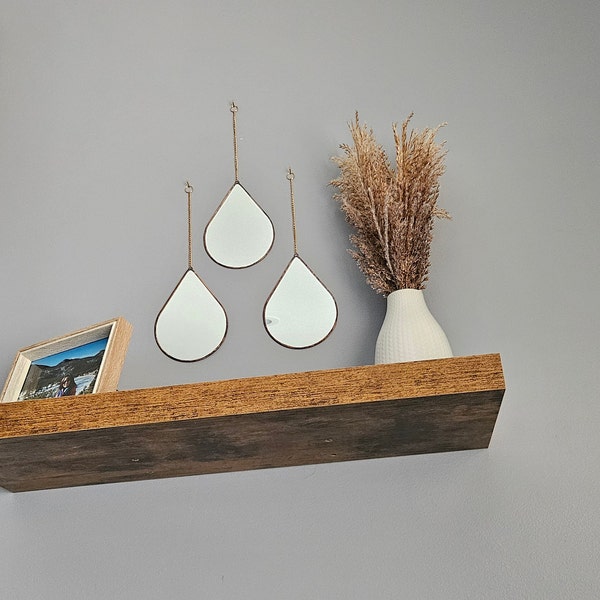 Water Drop Decorative Mirrors, Teardrop Wall Mirror, Living Room Wall ...