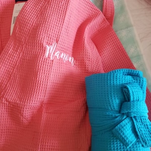 Personalized Women's Waffle Robe Custom Holiday Gift for - Etsy