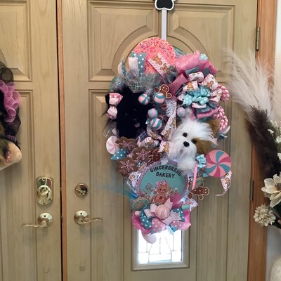 DIY Craft Projects Easter Rabbit Front Door Wreath TUTORIAL ...