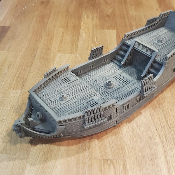 Dnd Terrain Frigate Mk2 Ship - Dwarves, Elves and Demons | 28mm ...