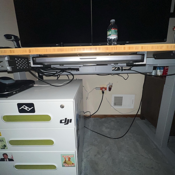 Under Desk Double Decker Laptop Holder Mount | Fits Double the Laptops ...
