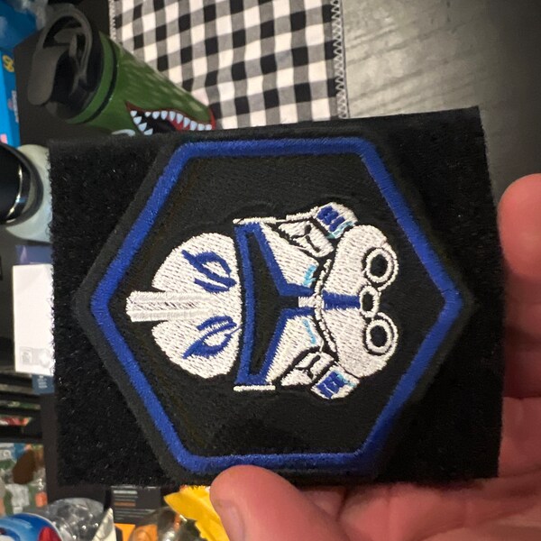 3.5" Pre Made Blank Patch Overlock Edge Embroidery (listing is for 3 ...