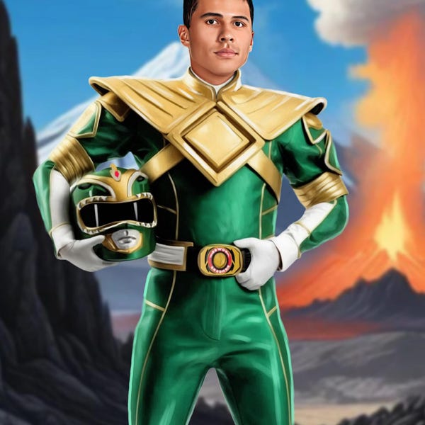 Get Your Own Power Ranger Portrait From Your Photo | Custom Super Hero ...