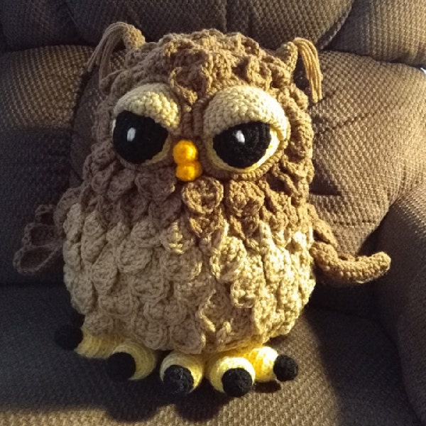 Crochet Pattern Owl, Pattern Amigurumi Toy Owl, Tutorial Crochet Toy ...