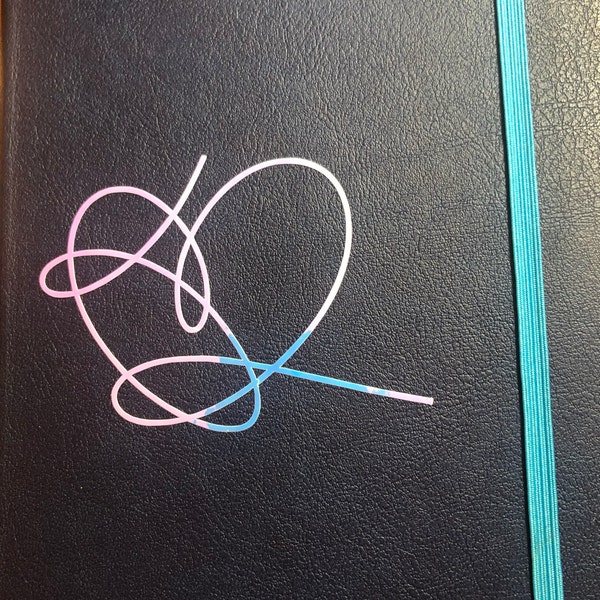 BTS LY: Answer Heart 3 White Opal Holographic Decal BTS Stickerbts ...