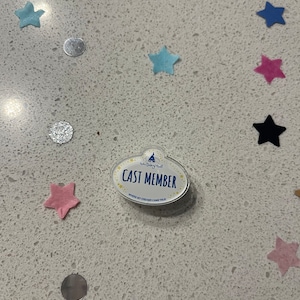 Cast Member Name Tag Display Frame and Print Casting Agency Door ...