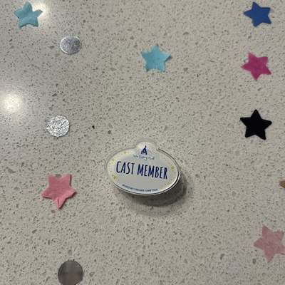 Cast Member Name Tag Display Frame and Print Casting Agency Door ...