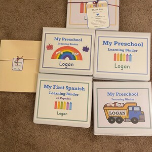 Preschool Learning Binder Ages 3-5 - Etsy