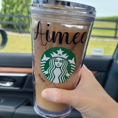 Starbucks Acrylic Tumbler, Custom Starbucks Tumbler, 24oz or 16oz ...