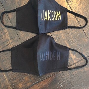 Personalized Kids Face Mask - Etsy