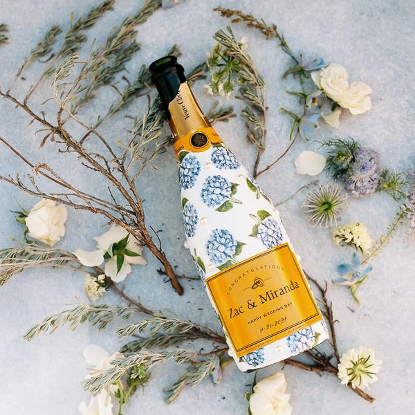 Custom Champagne Label Sticker / Printed Version Made-to-order / for ...