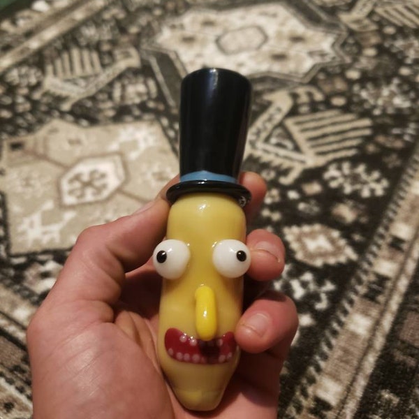 Poopy Pance Glass Blown Tobacco Pipe - Etsy
