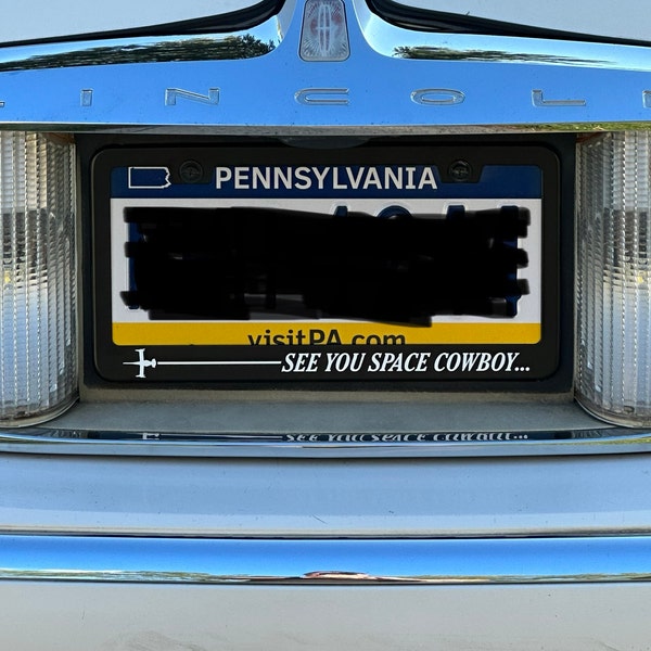 Swordfish See You Space Cowboy License Plate Frame - Etsy