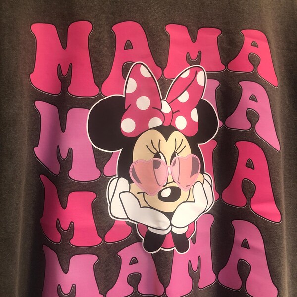 Mama T-shirt, Minnie Mouse Shirt, Disney Trip Shirt, Mama Mouse Shirt ...