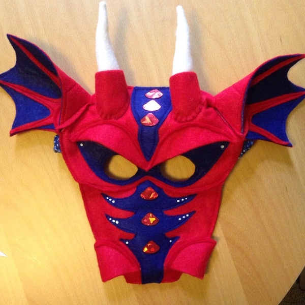 Dragon Mask PDF Pattern - Etsy